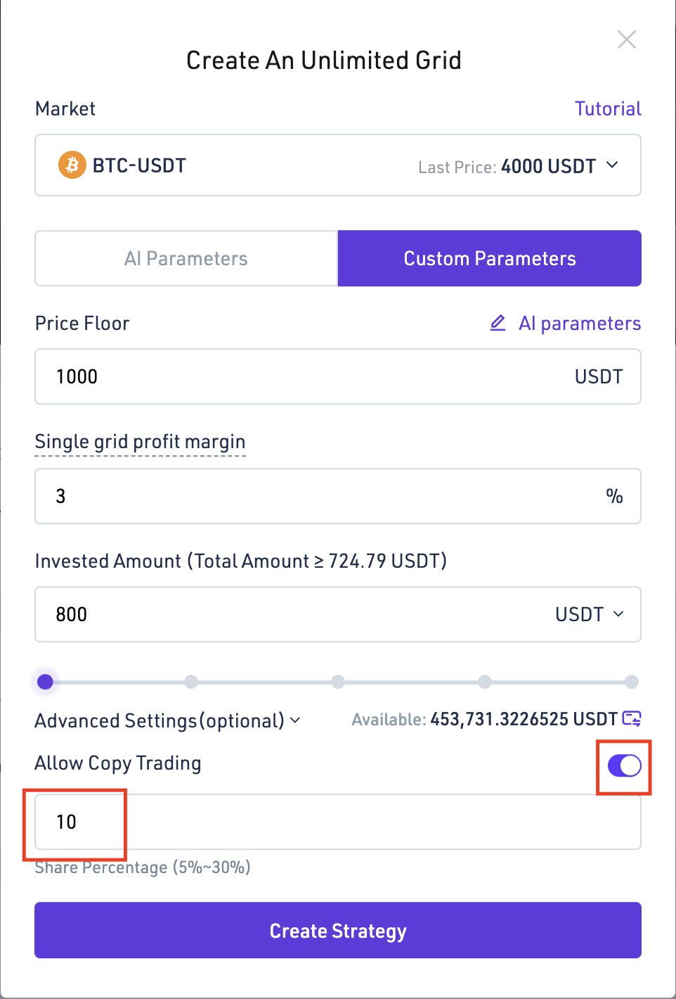 BigONE Unlimited Grid Tutorial - Web Version – BigONE